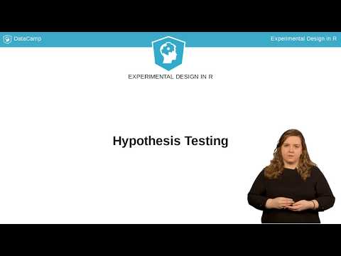 R Tutorial : Hypothesis Testing