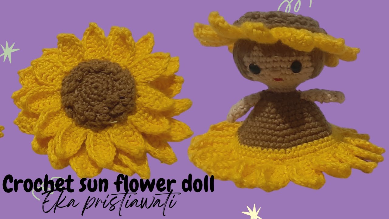 Reversible Sunflower Doll Crochet | Part 1