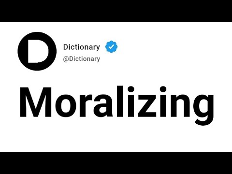 Moralizing Meaning In English