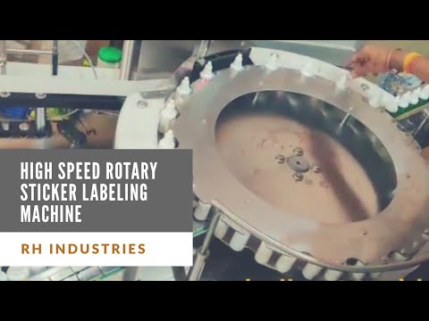 Automatic Rotary Labelling Machine - Automated Spinning Label ...