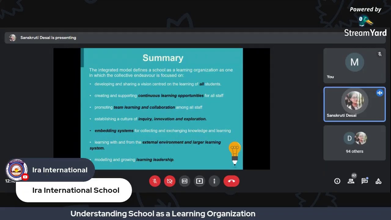 Understanding School as a Learning Organization