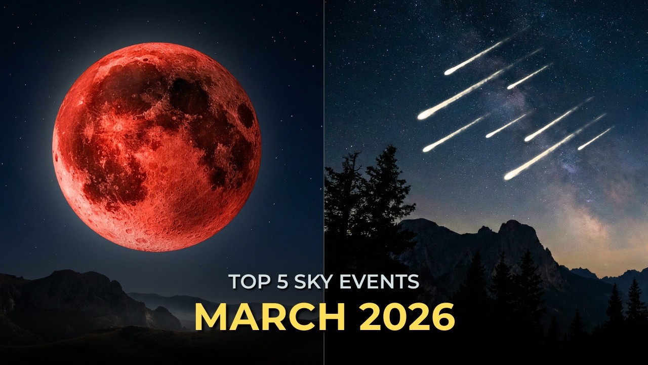 Don’t Miss These 5 Rare Astronomical Events in March 2026!