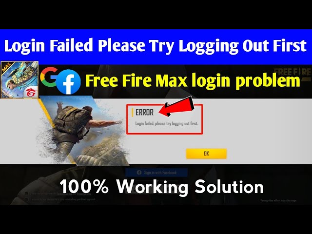 How to fix Free Fire MAX login problem