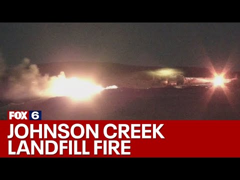 Fire burns in Johnson Creek | FOX6 News Milwaukee