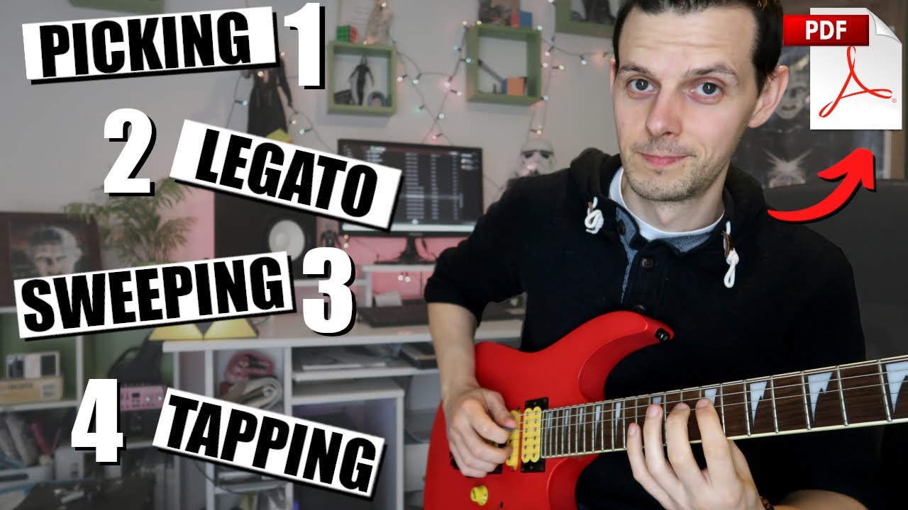 These 4 Exercises Will Get You FASTER On GUITAR | PDF WORKSHEET