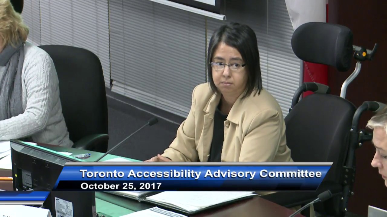 Toronto Accessibility Advisory Committee - October 25, 2017
