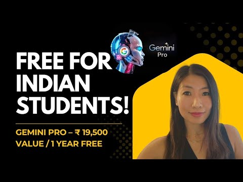 Google Gemini Pro FREE for Indian Students | Gemini Upgrade ONLY for Students in India | 2025