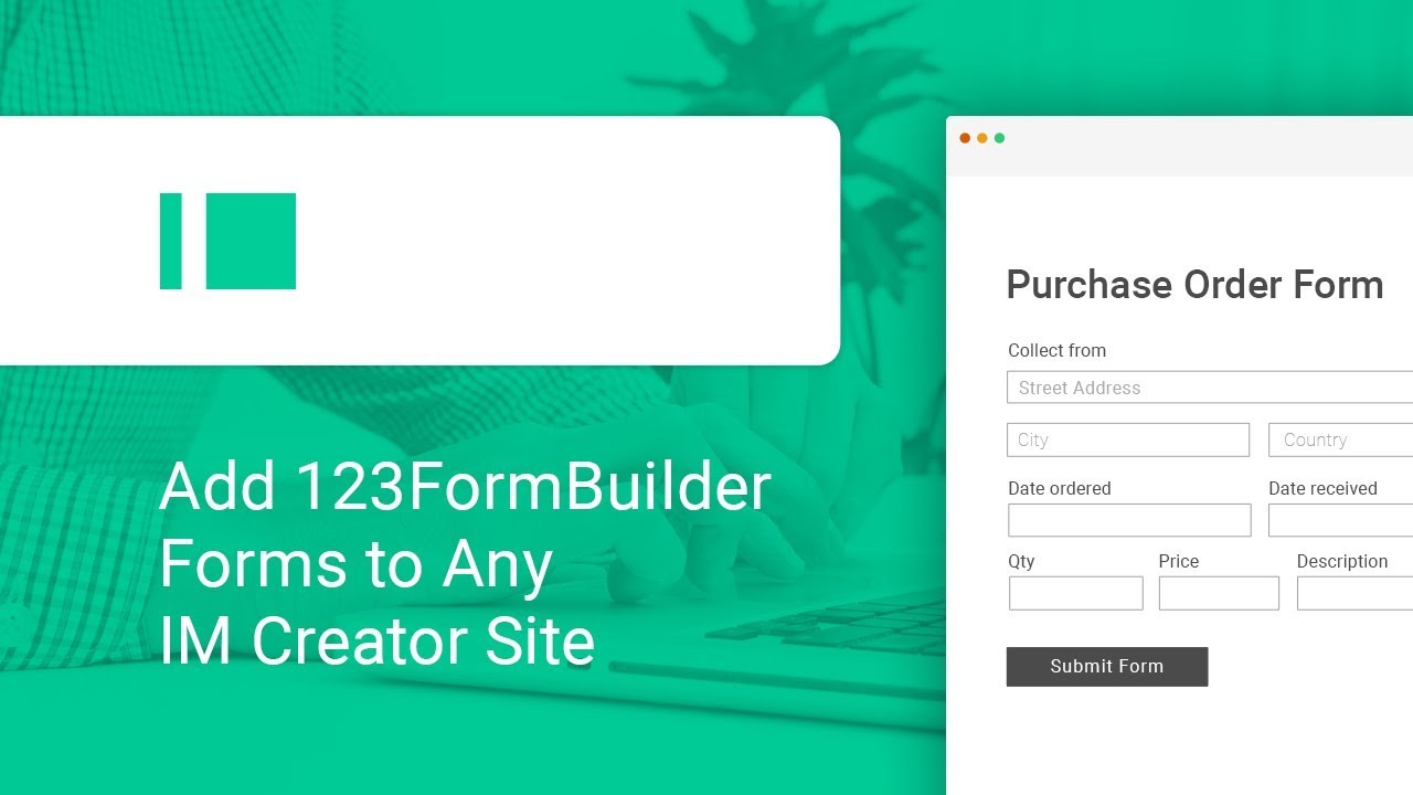 123FormBuilder & IM Creator - How to publish web forms on your site