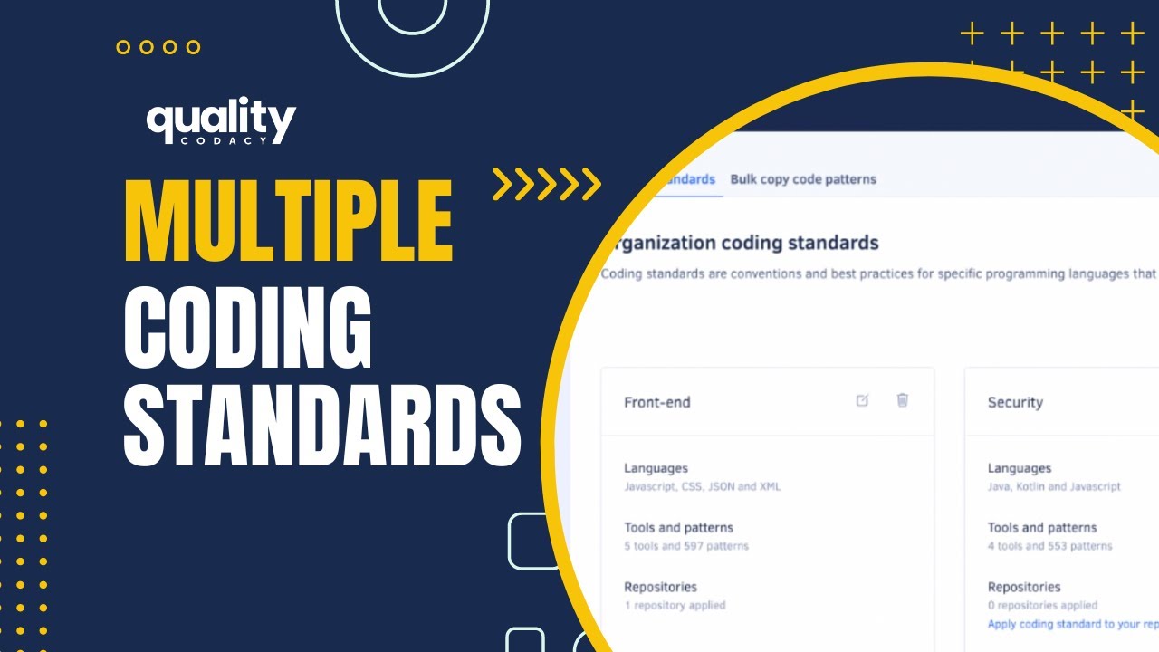 Codacy Update: Multiple Coding Standards