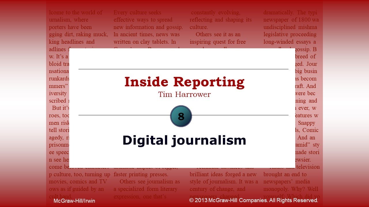 Digital journalism