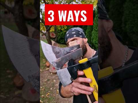 3 WAYS to Throw Axe or Tomahawk #shorts #tips #tutorial