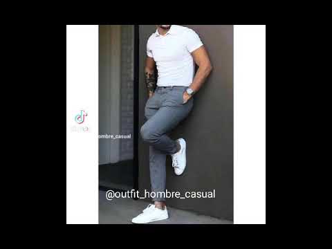 OUTFITS PARA HOMBRES CON CAMISA TIPO POLO BLANCA
