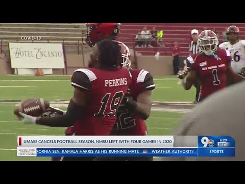 NMSU football schedule down to four games following UMass cancellation