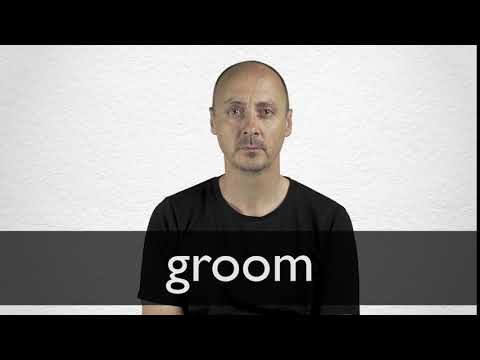 How to pronounce GROOM in British English