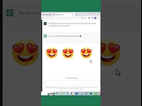 Excel Chat GPT- Welcome to the Future 🤩 😍🔥 #excel #chatgpt #spreadsheet #exceltips #ai #openai
