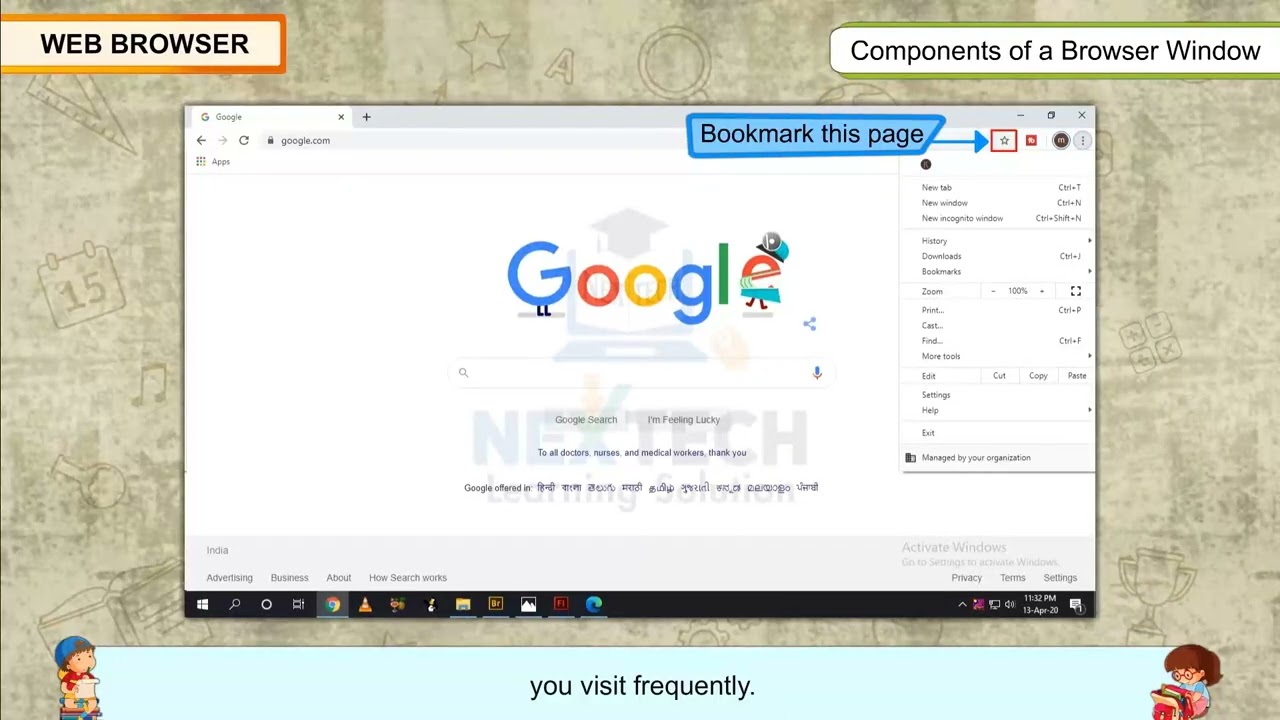 Components of a Browser Window