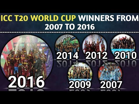 ICC T20 Cricket World Cup Winners List From 2007 to 2016 | T20 World Cup Winners, Runners Up, Host