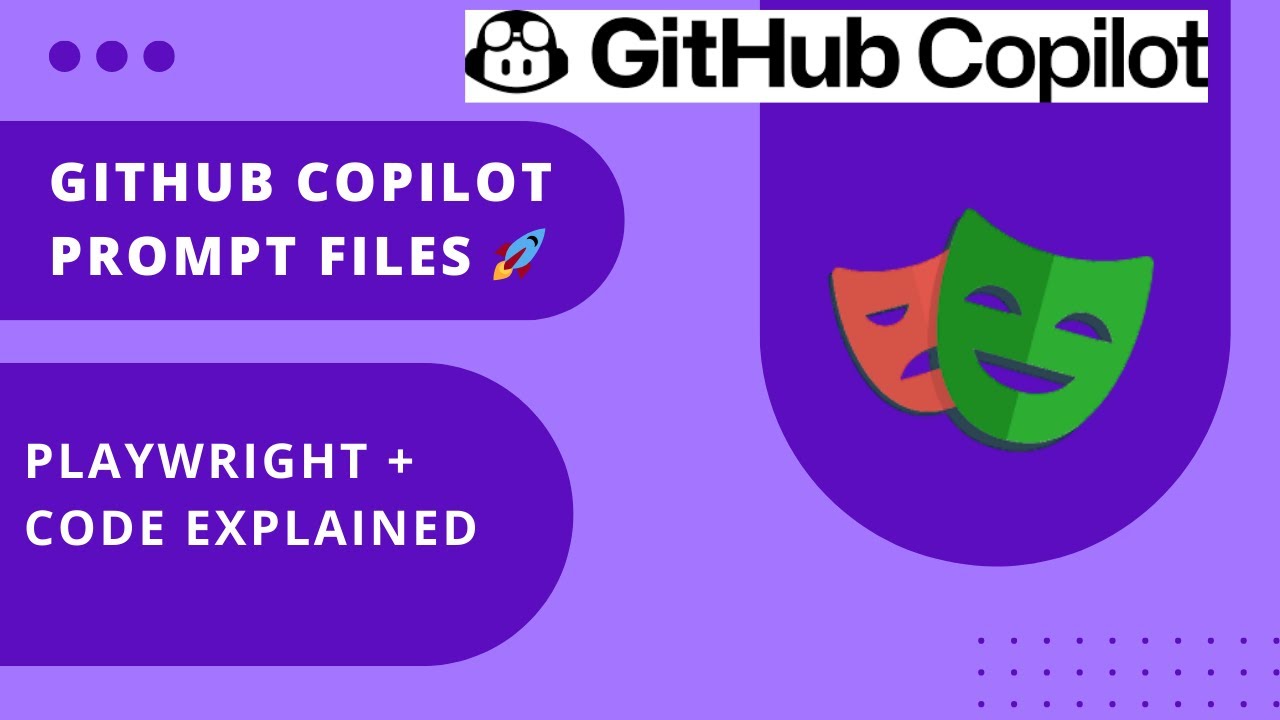 GitHub Copilot Prompt Files Tutorial | Code Explanation & Playwright Test Automation