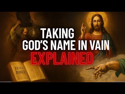 What It Really Means to Take God's Name in Vain