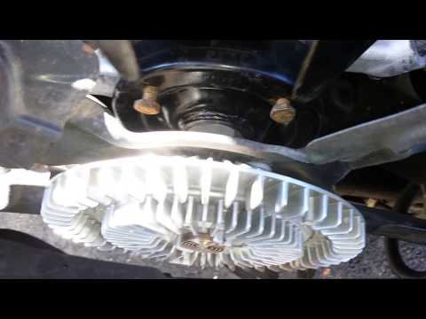 2000 dodge durango 5.9L fan clutch removal