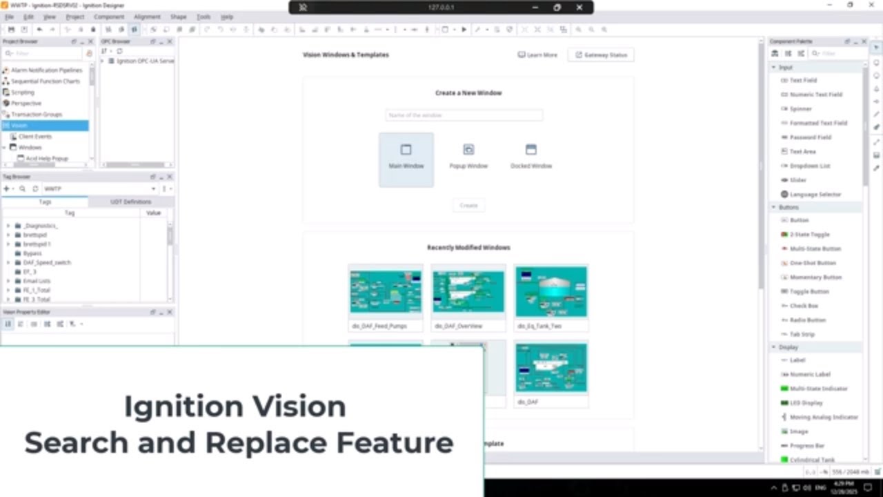 Inductive Automation Ignition Vision Find and Replace