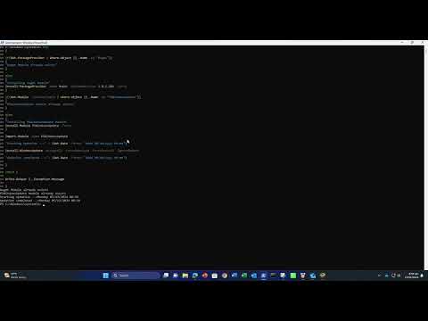 Windows Update Using PowerShell Command. #technology #trickshots