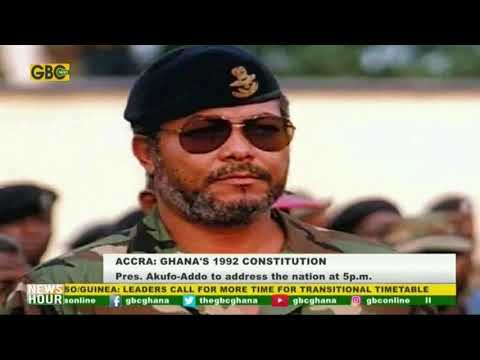 Ghana's 1992 constitution: Pres. Akufo-Addo to address the nation at 5pm