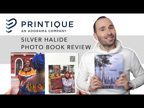 Printique Silver Halide Hardcover Photo Book Review with Video QR codes