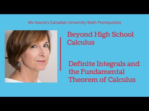 Definite Integrals and the Fundamental Theorem of Calculus