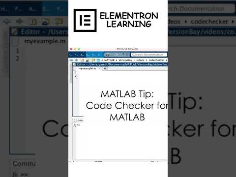 MATLAB code checker #shorts #matlab