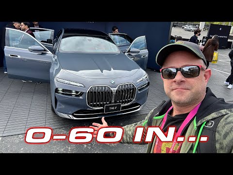 $150,000 BMW i7 All Electric Sedan Review and Launch Control Testing