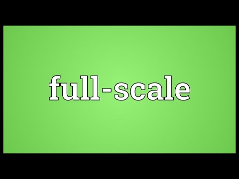 Full-scale Meaning