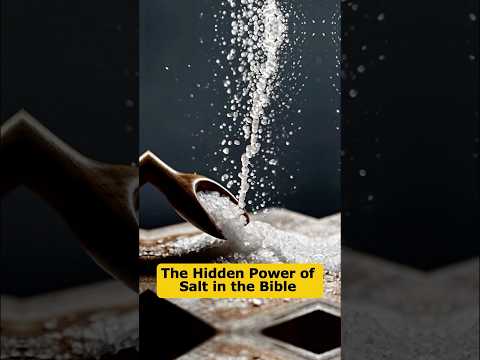 The Hidden Power of salt in the Bible - 1 minute Revelation