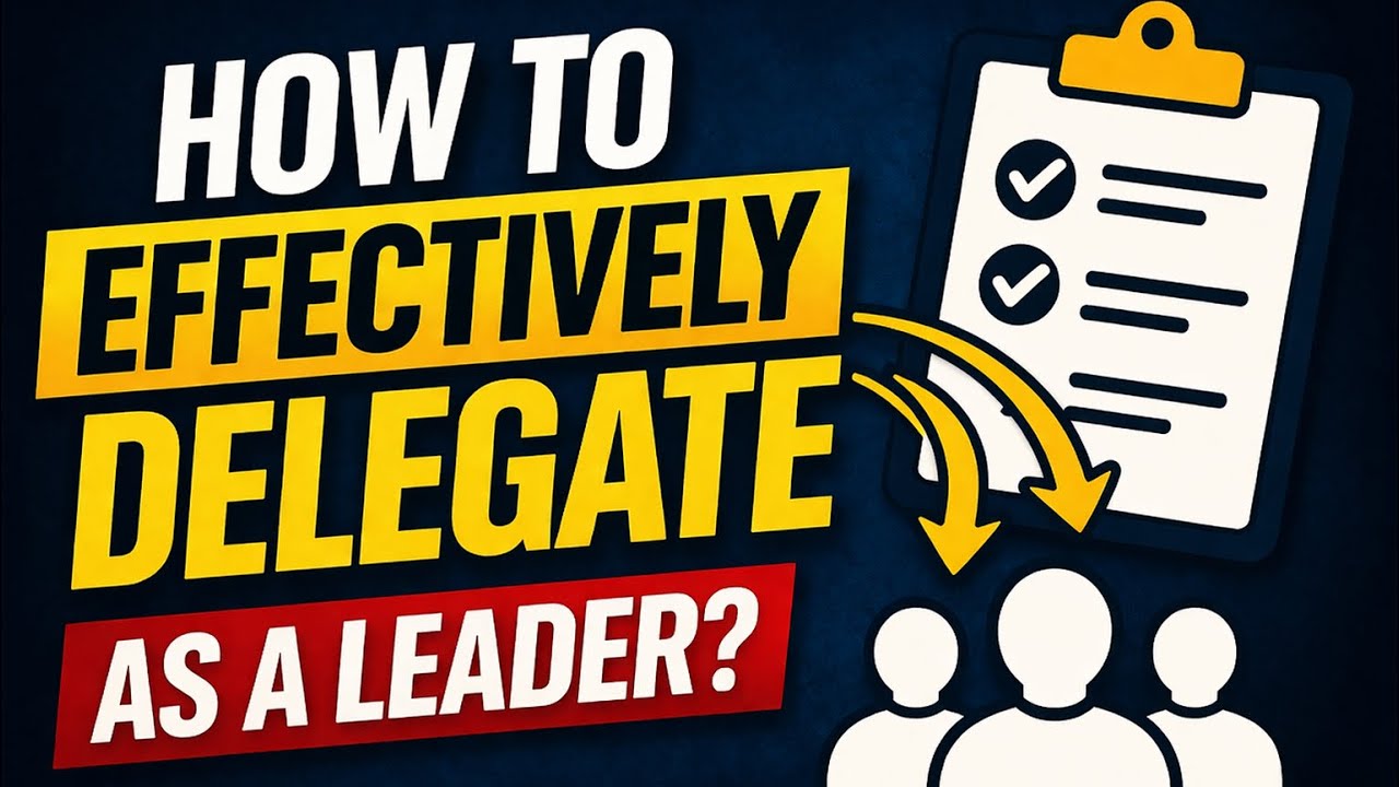 How to effectively delegate as a leader?