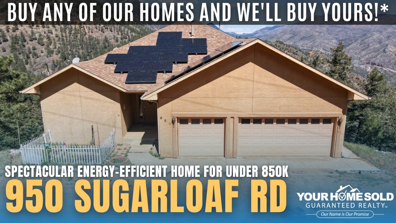 950 Sugarloaf Rd, Manitou Springs, CO 80829 | Spectacular Energy-efficient Home for Under 850K