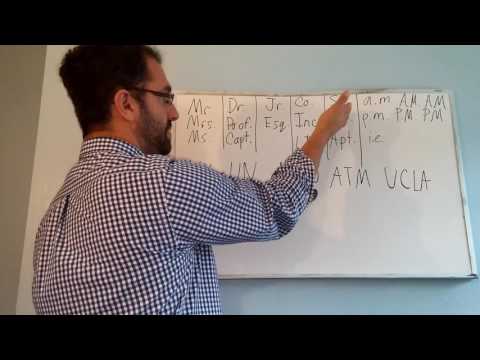 Using Periods in Abbreviations