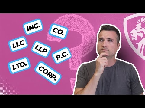 The difference between Inc., Ltd., Corp., LLP, and LLC