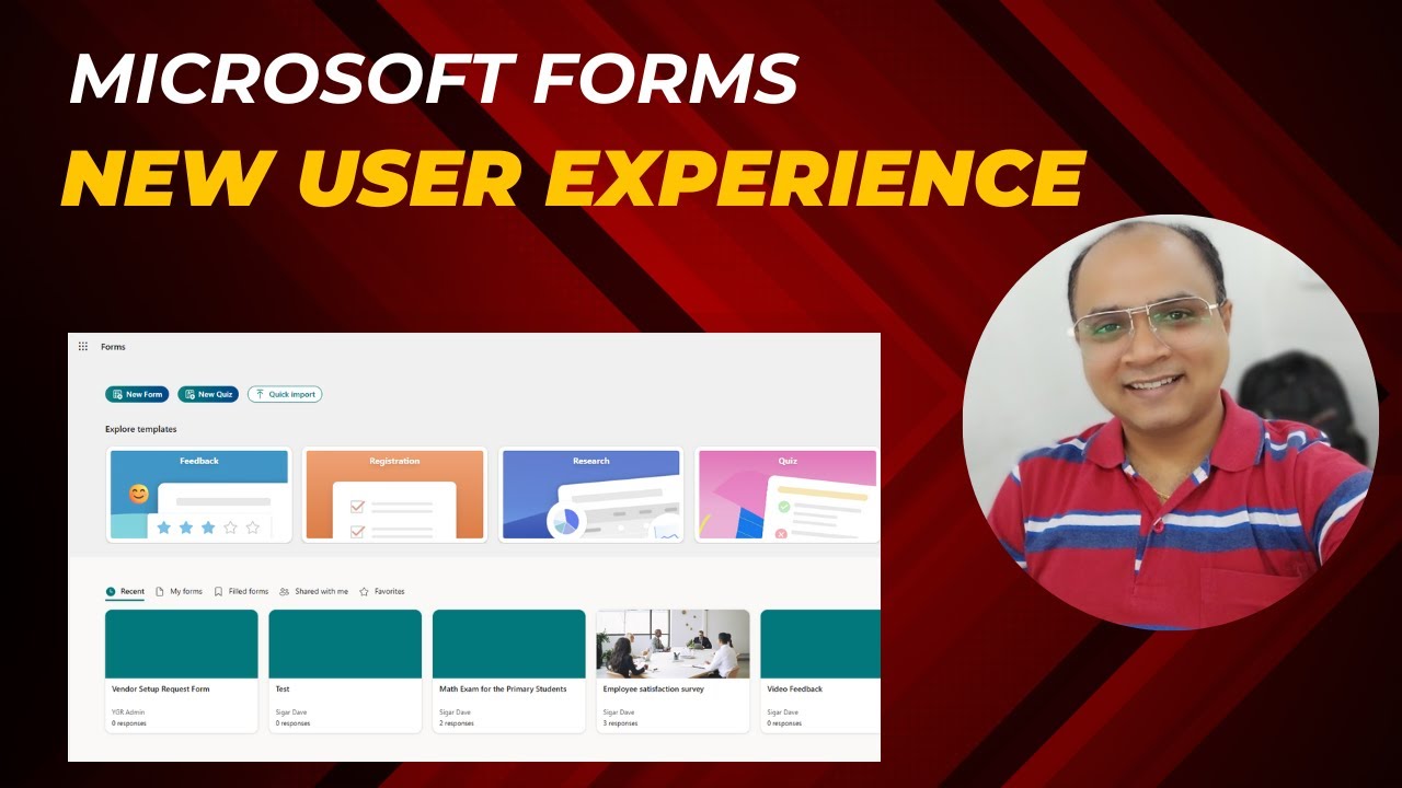 Exploring the New Microsoft Forms User Experience: What’s Changed?  #microsoftforms #newfeatures