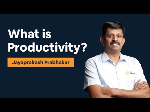 How does your organisation define productivity?
