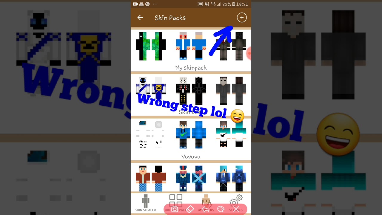 How to make your own skinpack with skins
