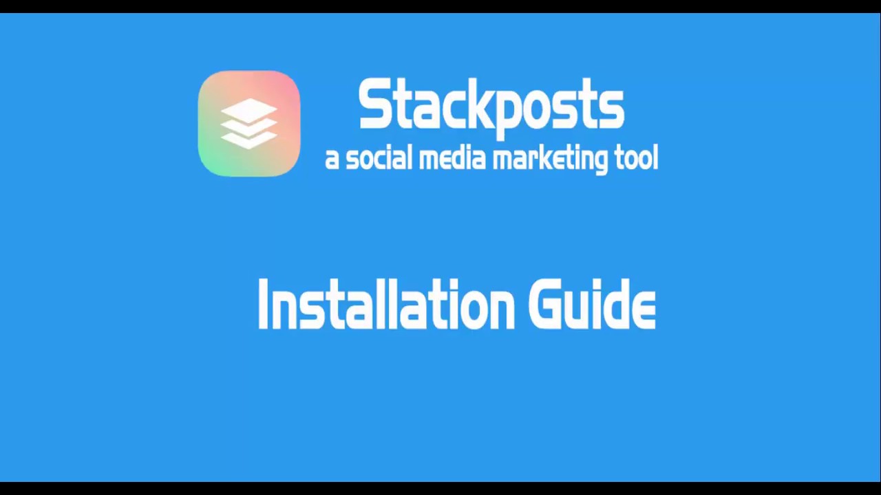 Stackposts - Installation Guide