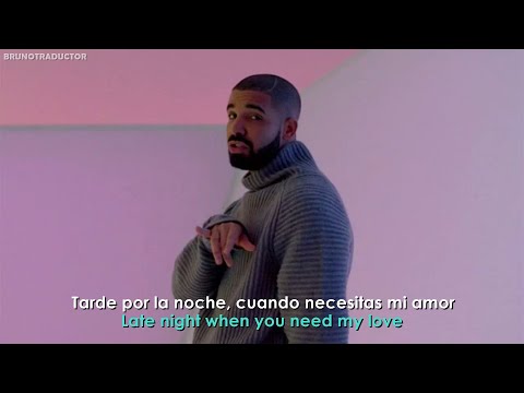 Drake - Hotline Bling // Lyrics + Español // Video Oficial