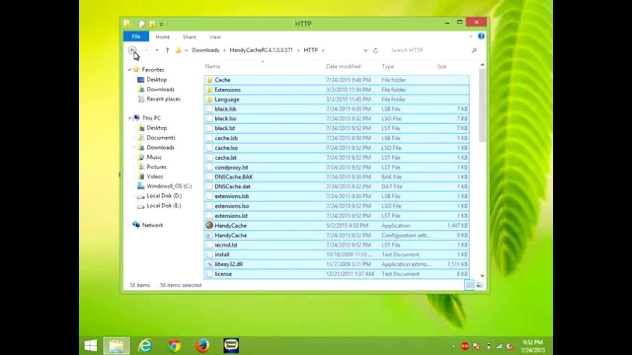 Handycache Separate HTTP and HTTPS