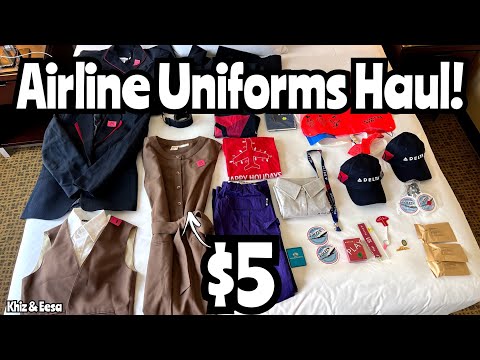 Delta Airlines Surplus Sale (Cheap Aviation memorabilia from 1980’s - Walk Thru)