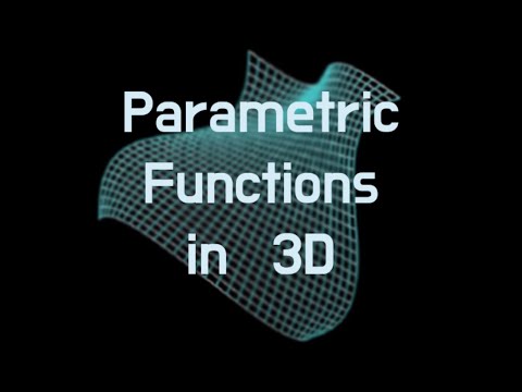 3D Parametric Functions