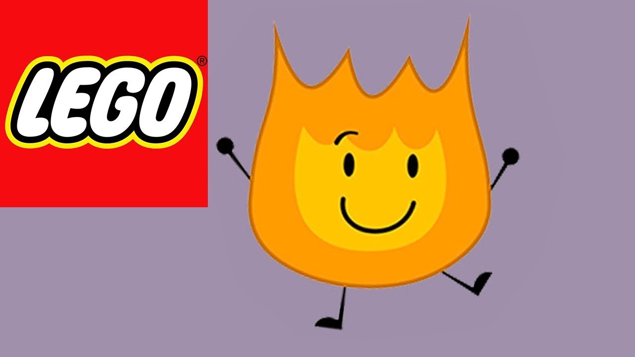 Firey BFDI LEGO - Stop Motion Build (How to Build)
