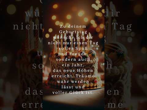 Glückwünsche zum Geburtstag 🎂 Unvergessliche Geburtstagssprüche 🎉 Sprüche voller Wünsche 🎊