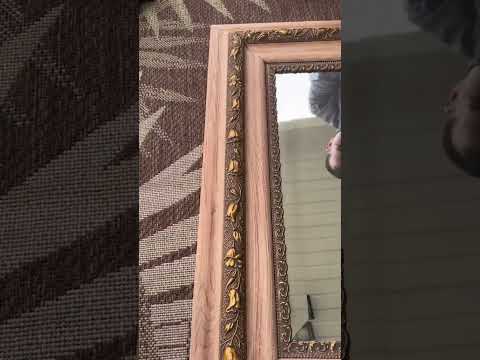 Follow along to #refinish your old #frame for a @WeatherWash #makeover with #RustedStain