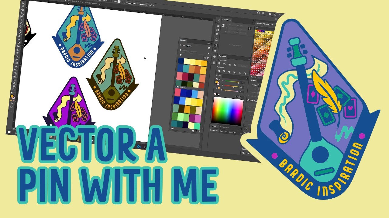 Vector A Pin With Me