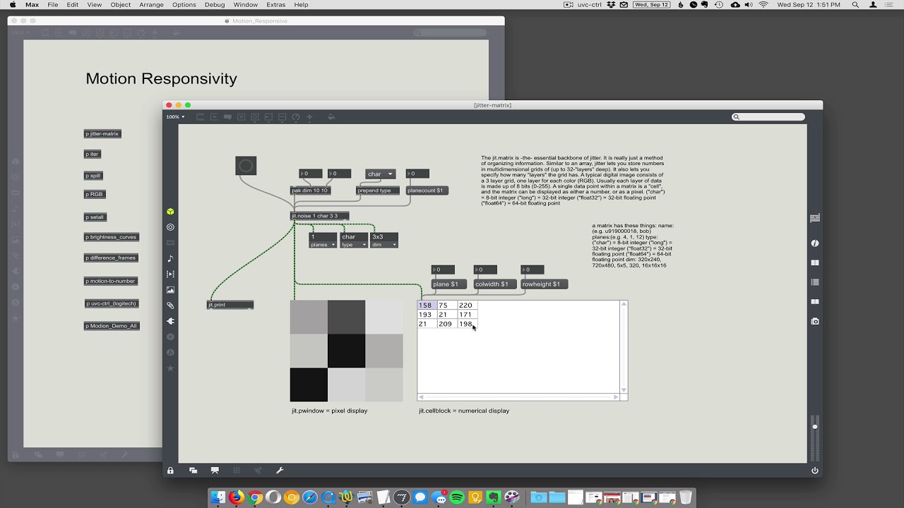 Max/MSP - jitter-matrix